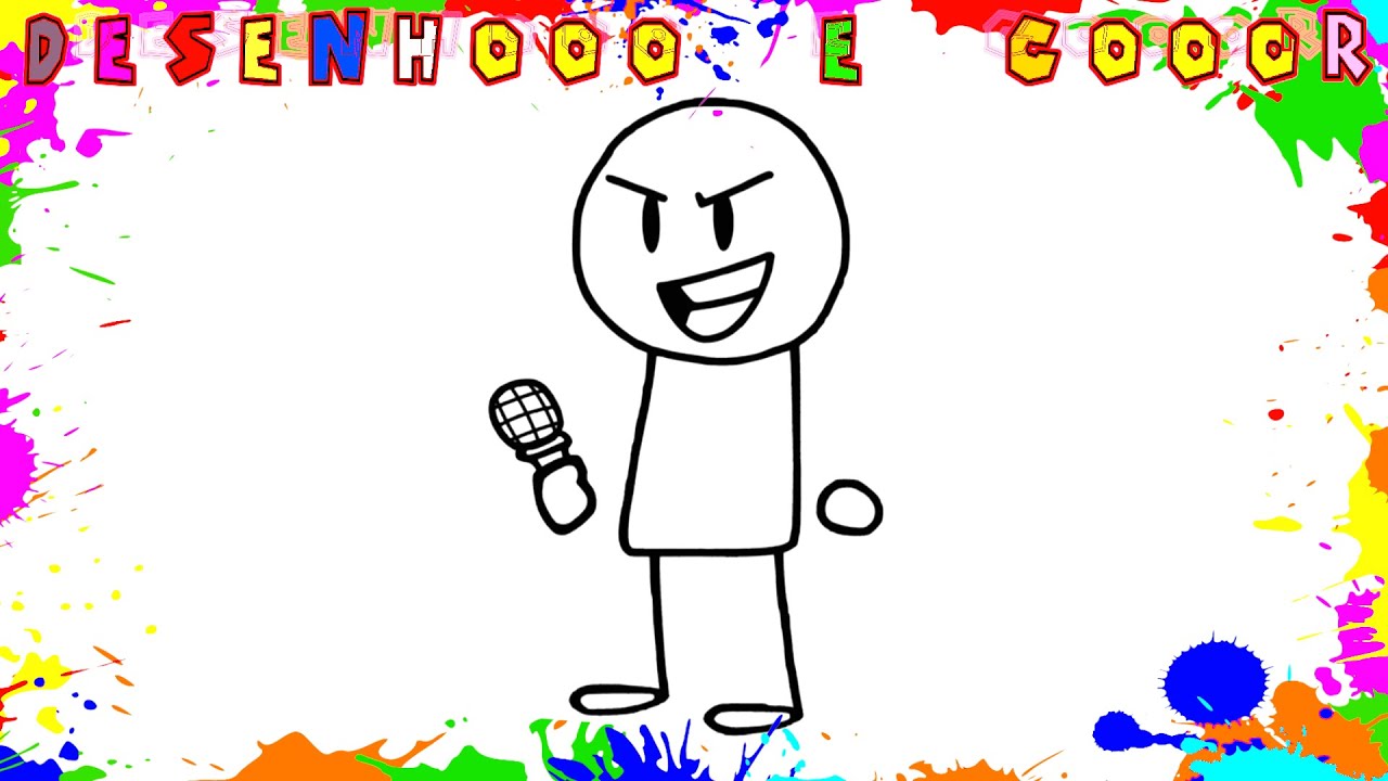 Como Desenhar PERSONAGENS FNF FÁCIL | FNF | Desenho para Colorir e ...