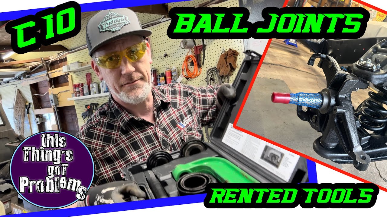 GM Ball Joint Installation Using Rented Tools - YouTube