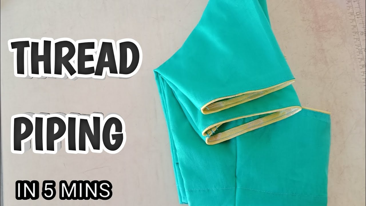 Easy thread piping - YouTube