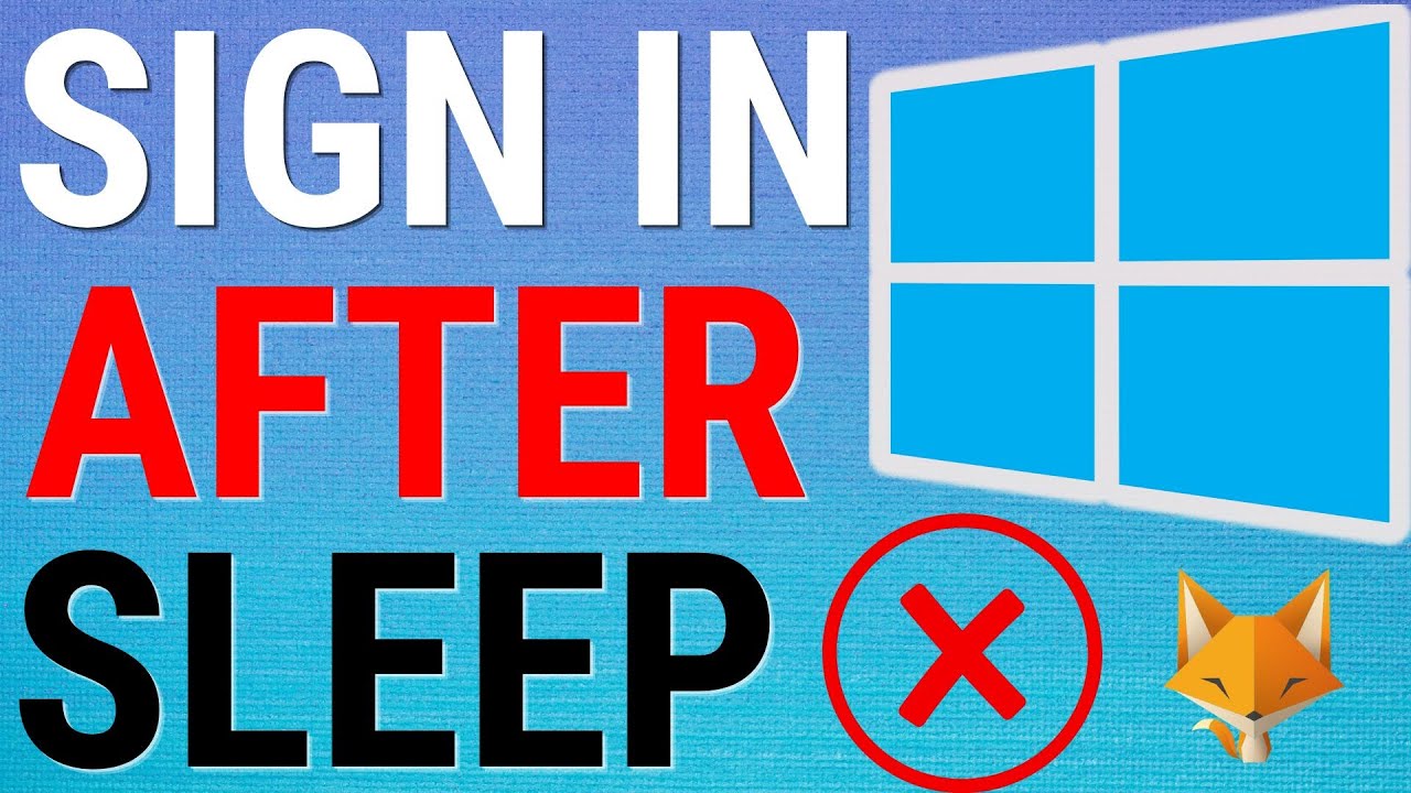 Windows 11: Don’t Require Sign In After Sleep - YouTube