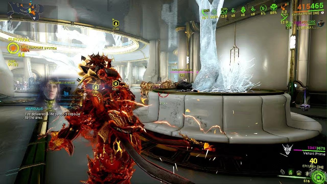 Warframe-[KHORA PRIME]+BUILD+GAME PLAY - YouTube