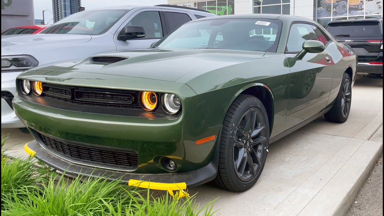 2023 Dodge Challenger GT AWD F8 green, blacktop pkg. Alpine aud. at ...