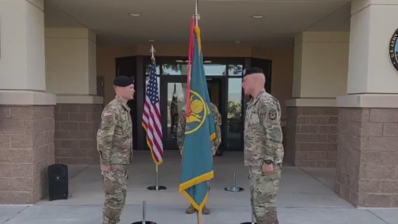 New commander assumes position at Fort Bliss - YouTube