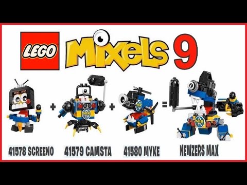 LEGO Mixels 2016 SERIES 9 NEWZERS MAX - Лего Миксели СЕРИЯ 9 НЬЮЗЕРСЫ ...
