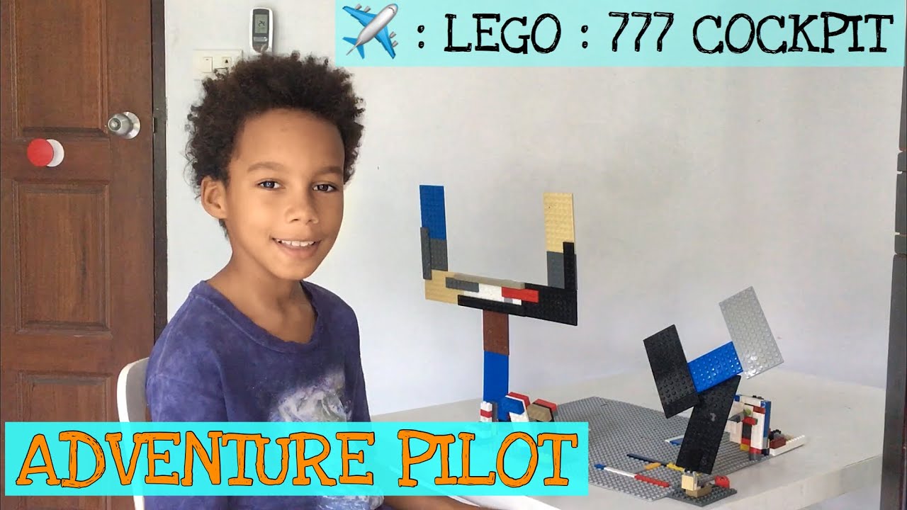 AVIATION : LEGO : 777 COCKPIT - YouTube