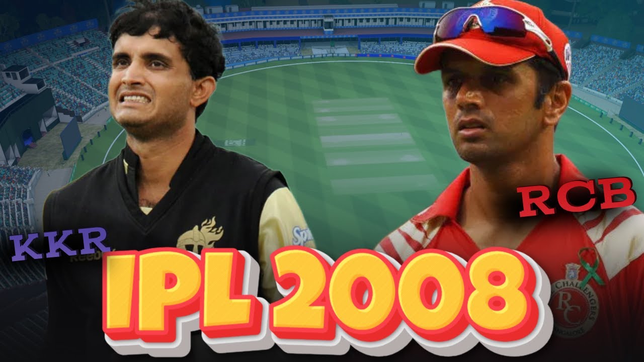 IPL 2008 | RCB vs KKR Match at Chinnaswamy Cricket Stadium Bangalore ...