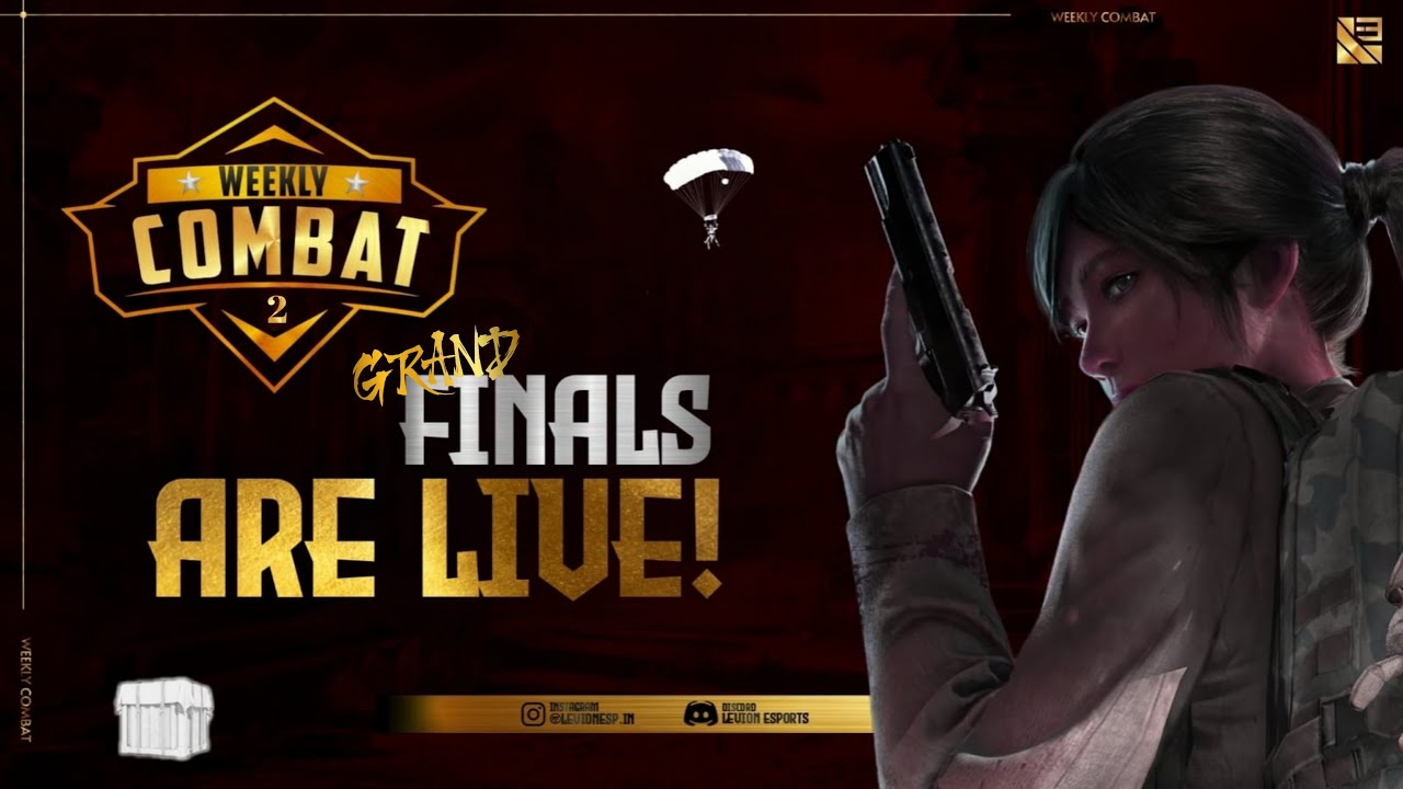 Bgmi : WEEKLY COMBAT S2 🏆 1,000 INR | GRAND FINALS LIVESTREAM | LEVION ESPORTS - YouTube