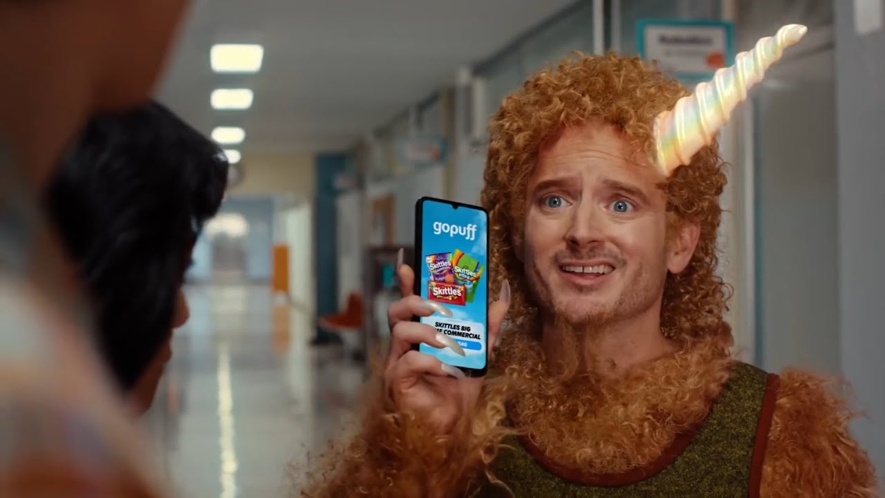 Skittles Super Bowl Commercial 2026 ft Elijah Wood - YouTube