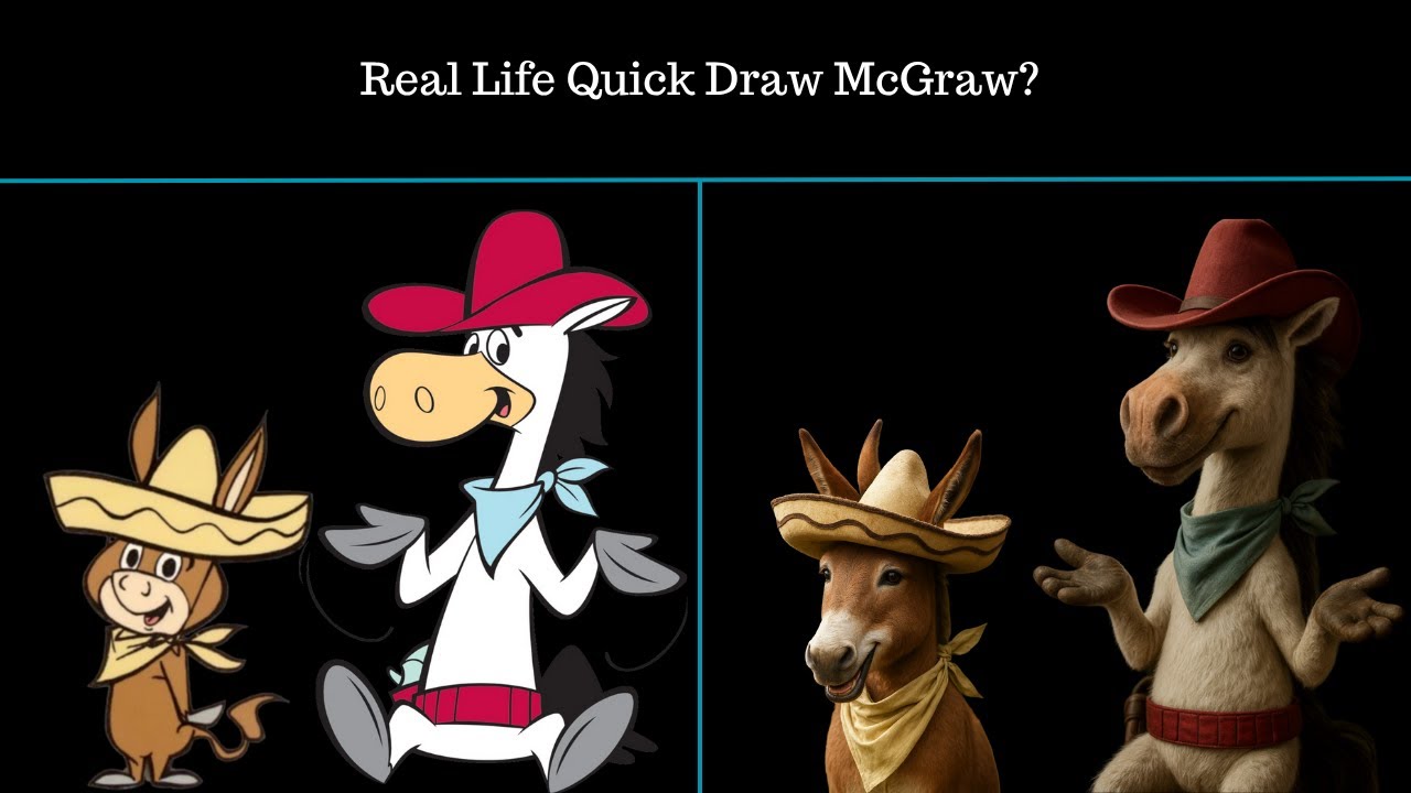 What If Quick Draw McGraw Characters Were Real? | AI Realistic ...