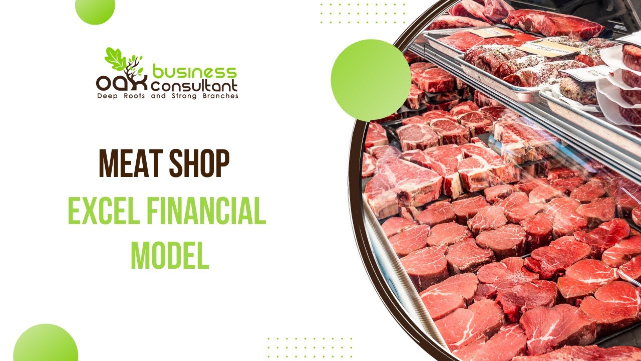 Meat Shop Excel Financial Model - YouTube
