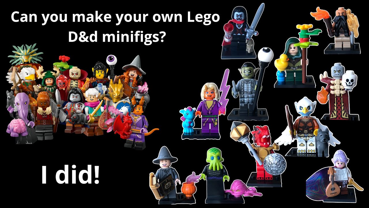 Build Your Own - Lego Dnd Minifigures from Scratch - YouTube