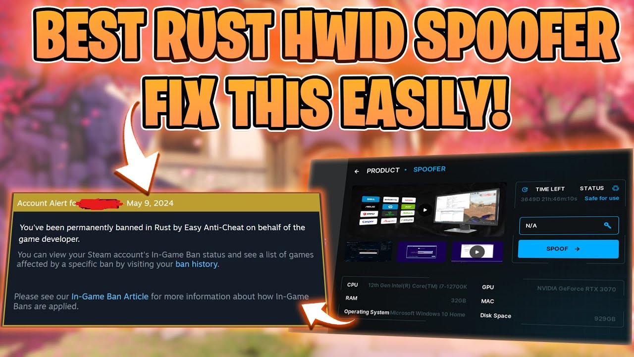 Rust HWID Spoofer 2025 | Undetected EAC Ban Bypass & Unban - YouTube