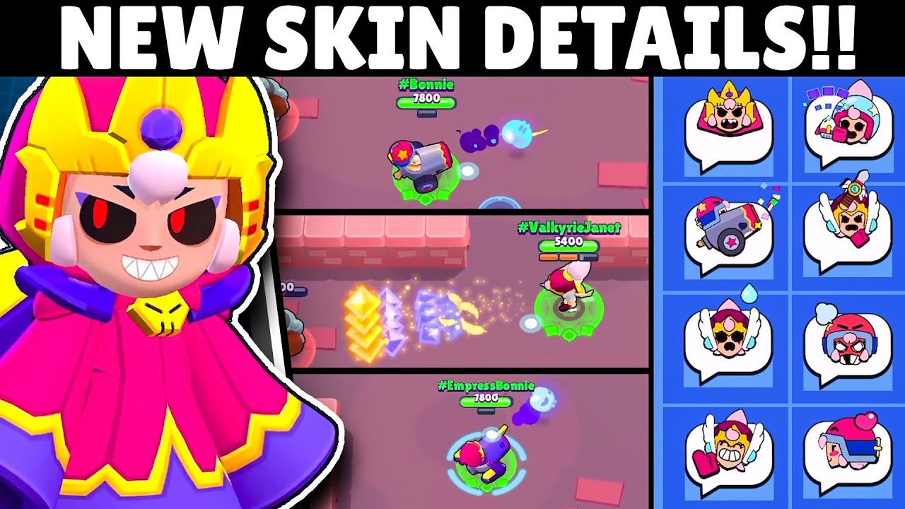 Everything U Need to Know About Bonnie & Janet Skins #stuntshow | Brawl ...