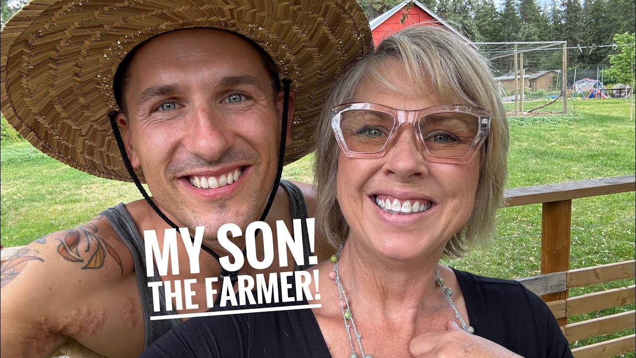 Farmer Aaron! An Artful Farm Tour! - YouTube