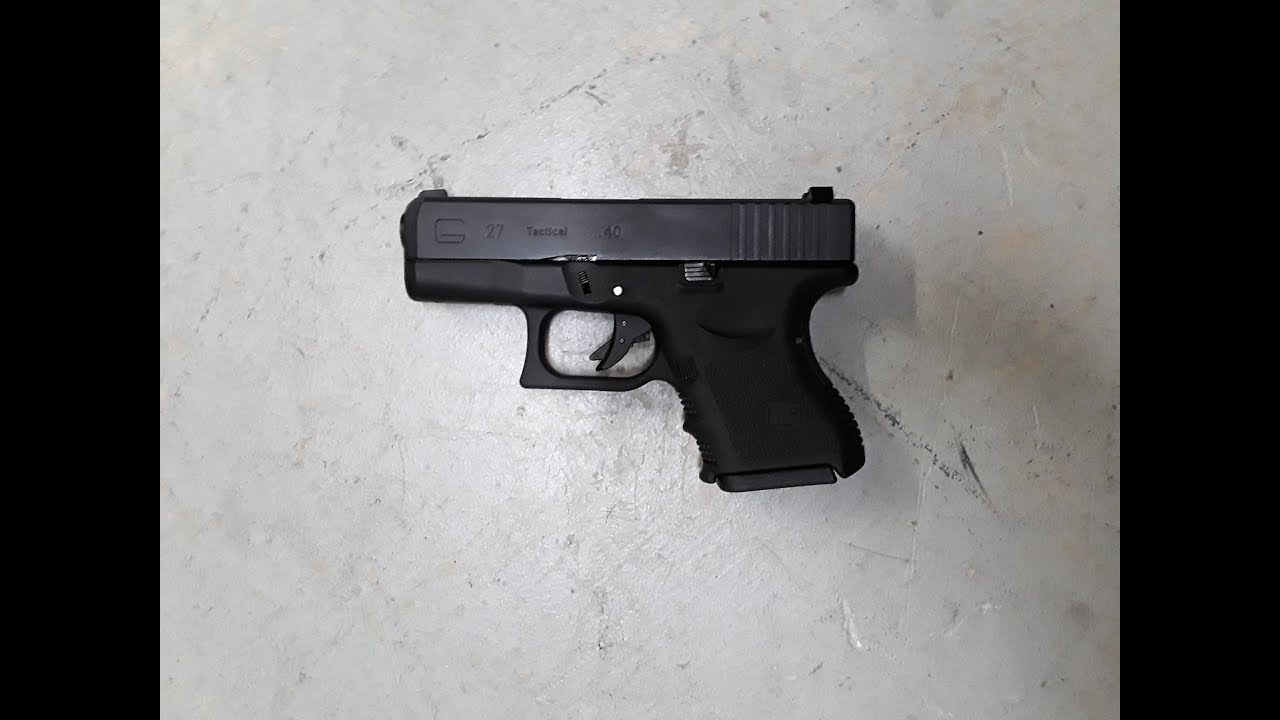 [Airsoft] WE Glock 27 Gen 3 GBB Pistol - YouTube