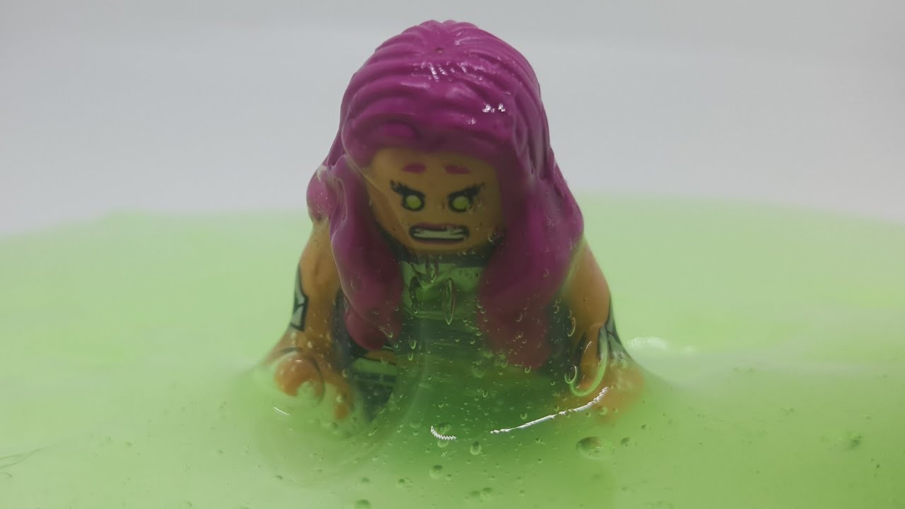 Lego Starfire stuck in slime - YouTube