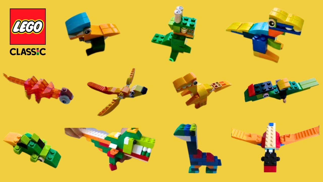 Lego Classic Dinosaurs Collection Building Instructions 011 - YouTube