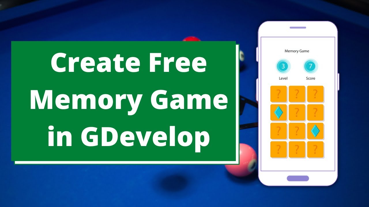 How To Make Pairs Game in Gdevelop | Multi Level Game in Gdevelop - YouTube