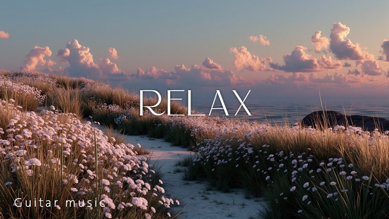 Acoustic Guitar for Relaxation - Sunset Music for Deep Sleep | Peaceful ...