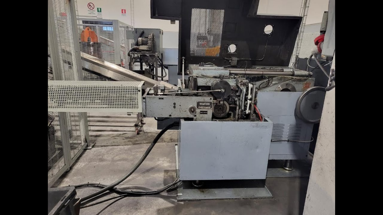 FOR SALE - complete nail making plant Wafios N90 - YouTube