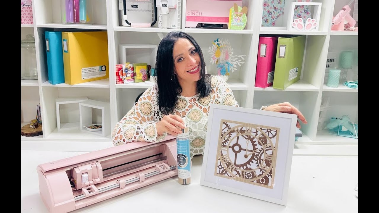Crea un Adorno Elegante con Siluetas y Vinilo Imitación Madera - YouTube
