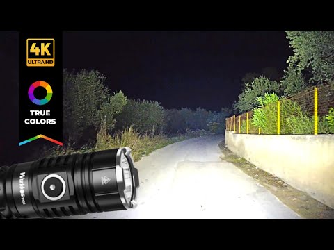 The Wurkkos TS22 Lights this Quiet Country Road Night Walk 4K UHD - YouTube