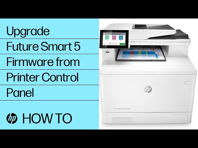 HP LaserJet Enterprise, HP LaserJet Managed - Update the printer ...