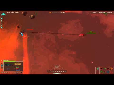 Combat Testing: Kushan destroyer vs Hiigaran destroyer - YouTube