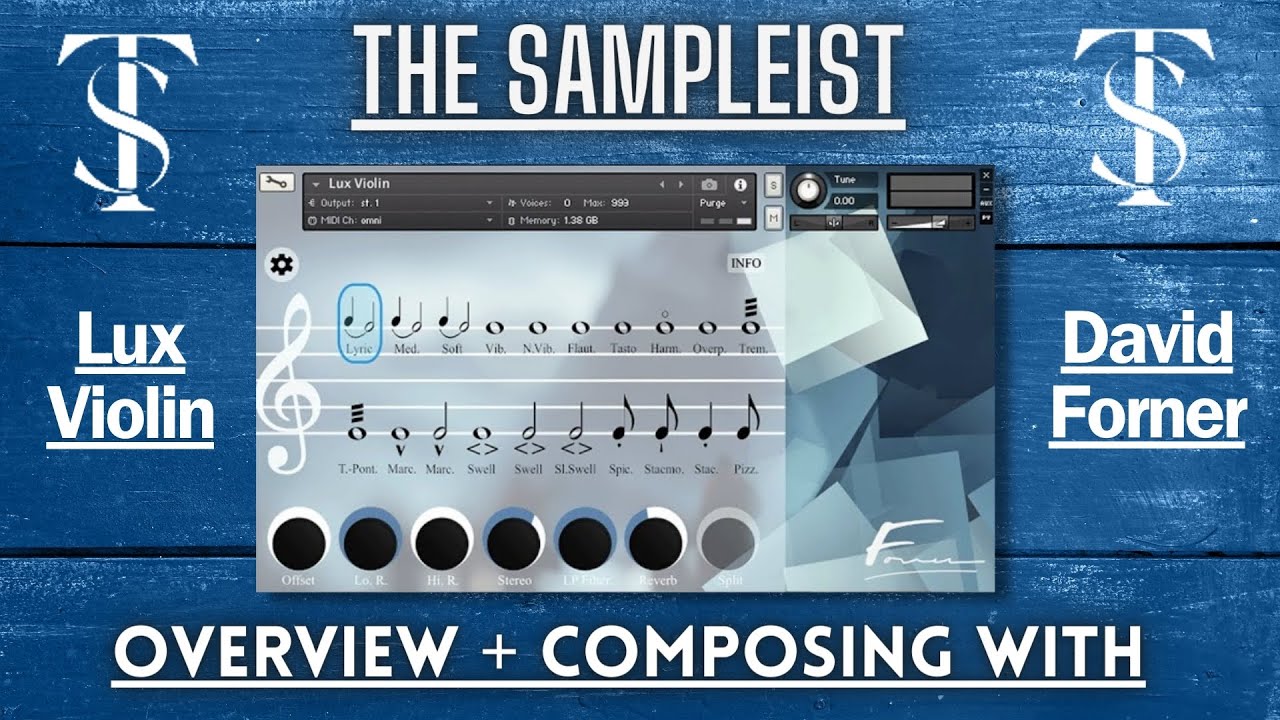 The Sampleist - Lux Violin by David Forner - Overview - Composing With ...