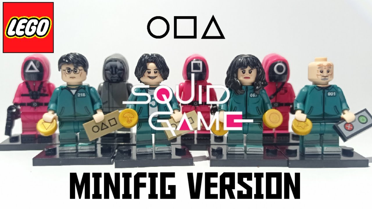 LEGO: SQUID GAME TOY MINIFIGURES (KDL MINIFIGS) - YouTube