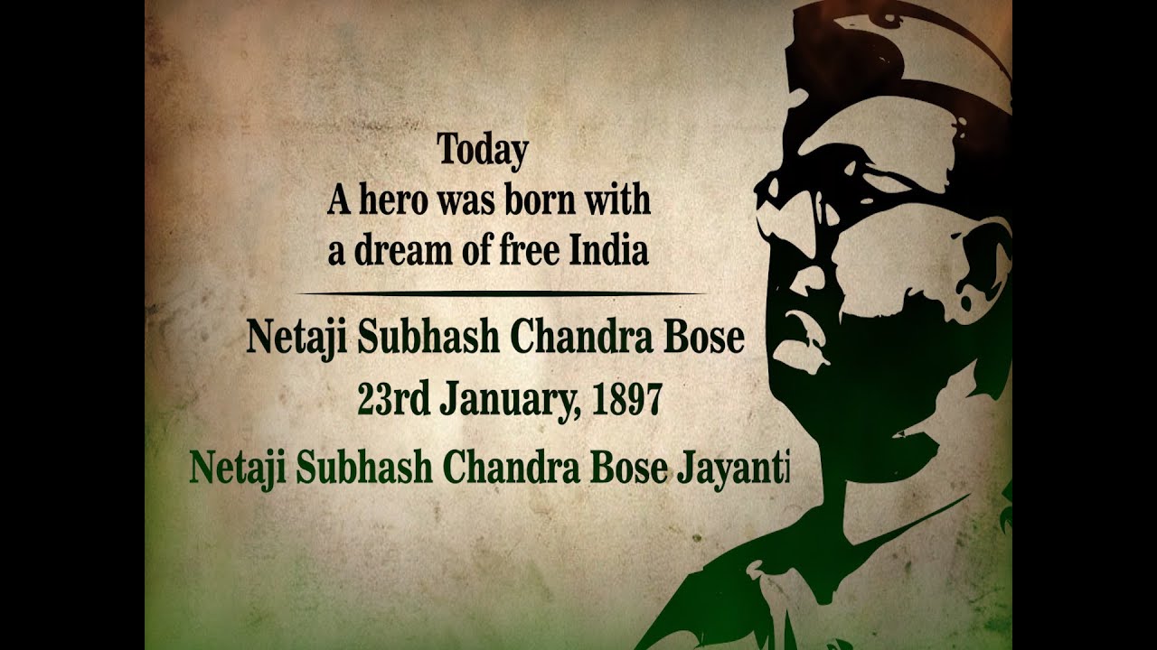 23rd January WhatsApp Status Video Song Netaji Jayanti . Netaji's ...