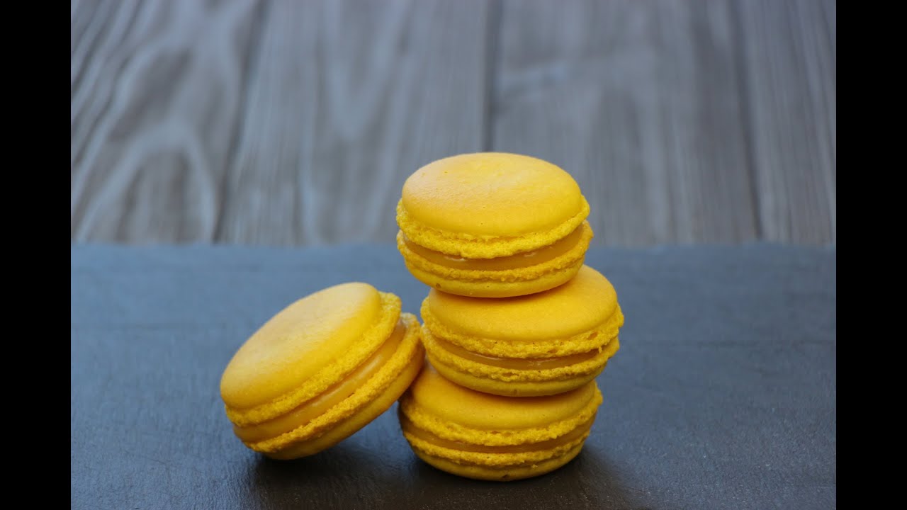 Пирожное "МАКАРОН" с Манго Mango Macarons - YouTube