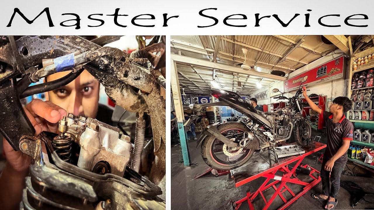 পাঁচ হাজার কিলো চলার পর মাস্টার সার্ভিস | First Master Service Gixxer Fi ABS | MSI Vlogs | - YouTube