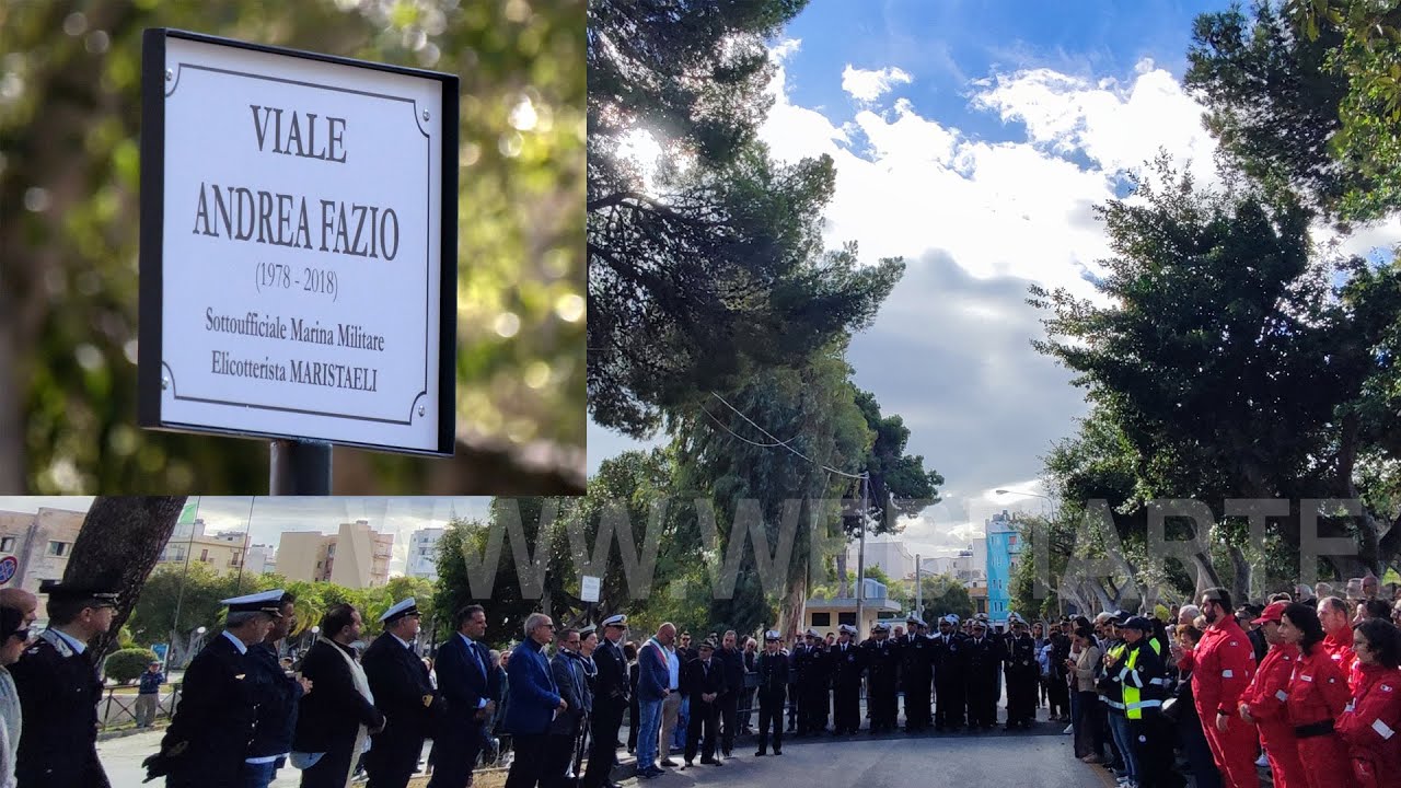 Augusta - Cerimonia di intitolazione “Viale Andrea Fazio” (1978 – 2018 ...