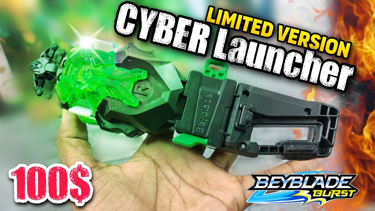 CYBER LAUNCHER !!! WBBA limited edition beyblade launcher | pocket toon ...
