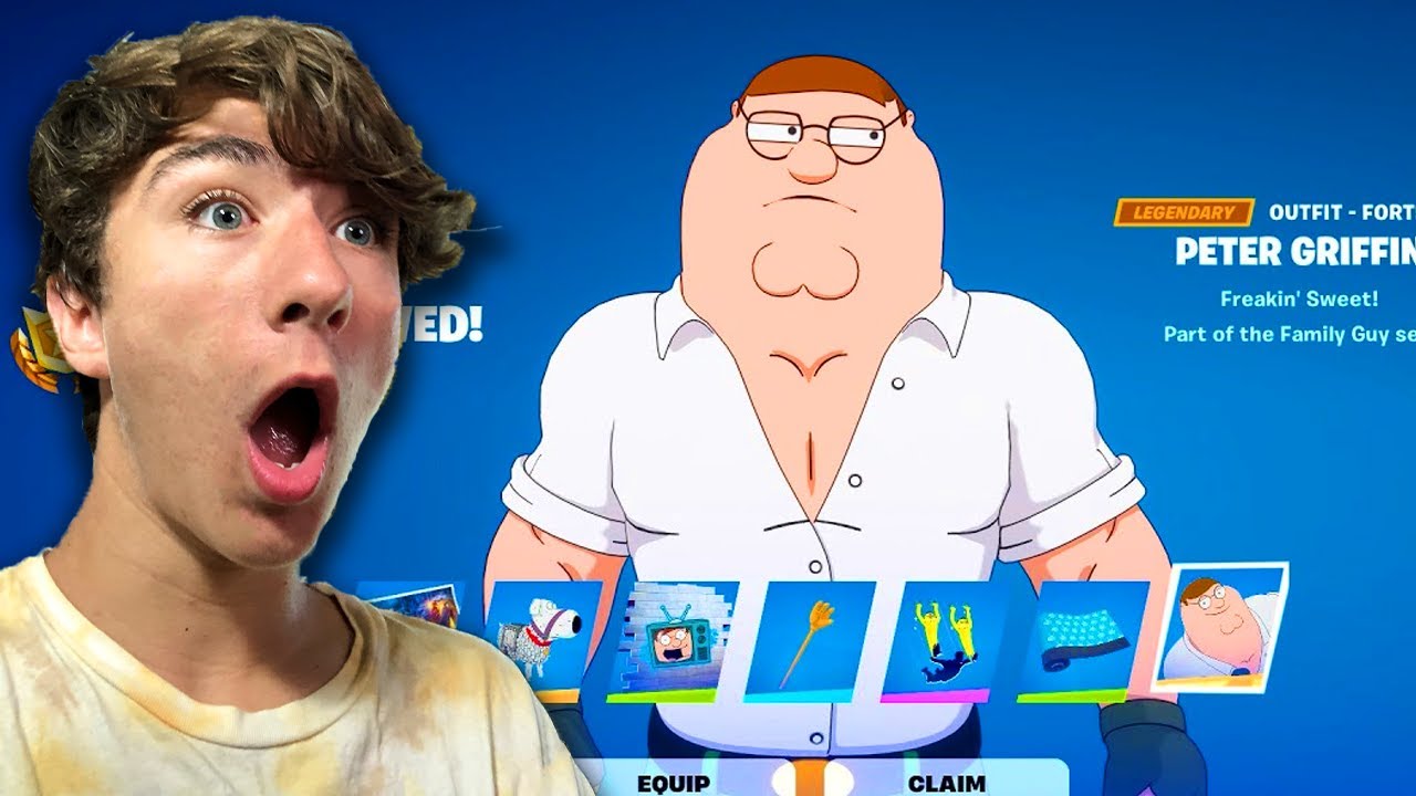 PETER GRIFFIN in FORTNITE? LIVE Chapter 5 Gameplay! - YouTube