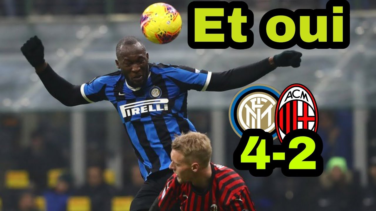 INTER-MILAN 4-2 ET OUIIIIII , QUEL PLAISIR ET OUIIII - YouTube