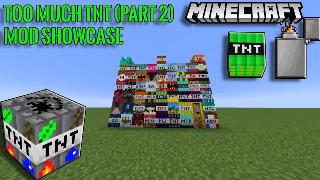 (Minecraft) Too Much TNT Mod Showcase (Part 2) - YouTube