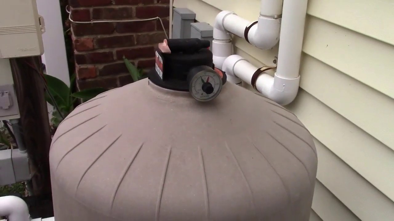 Pool Opening 2020, Part 13 - Backwashing The Filter - YouTube