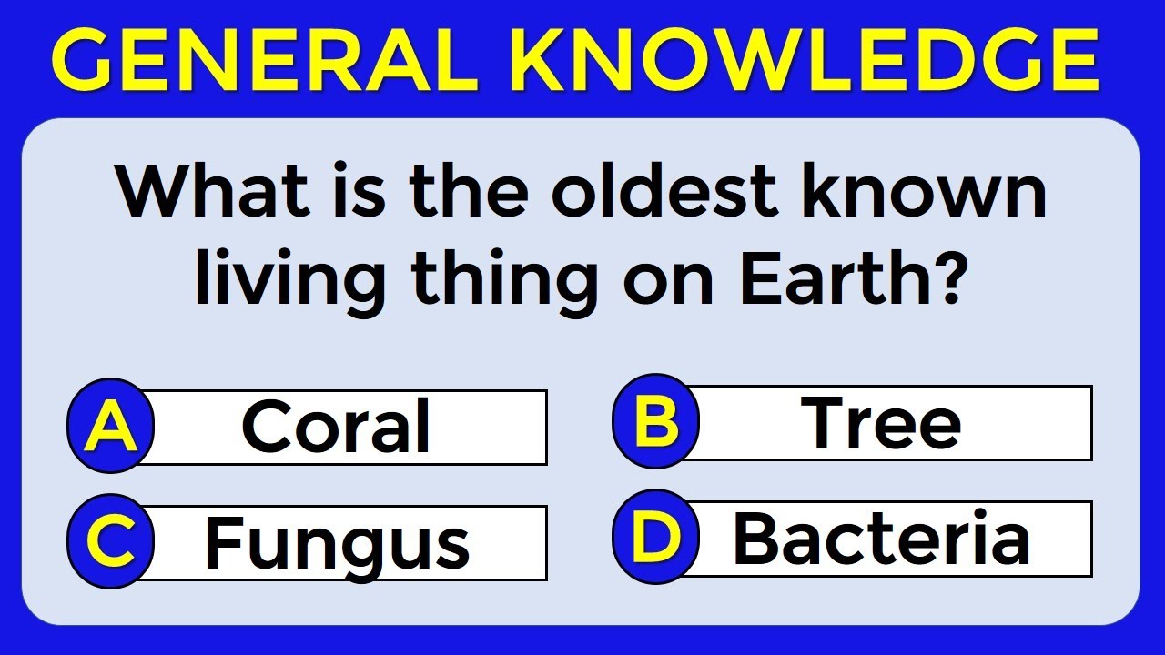20 Daily Knowledge Questions That Will Blow Your Mind | General ...