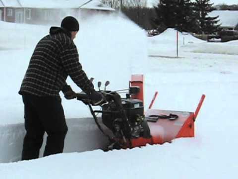 Ariens Hydro Pro Track 28 in action - Part 1 - YouTube