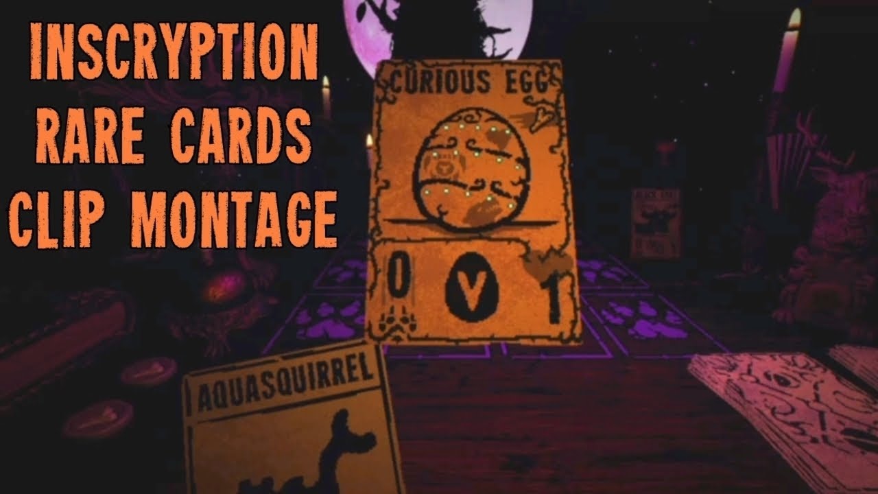 Inscryption - Rare Cards Clip Montage - YouTube
