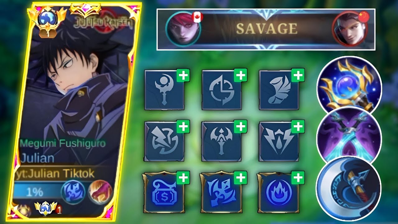 JULIAN BEST BUILD AND EMBLEM 2023 AUTO SAVAGE🔥| TOP GLOBAL JULIAN ...