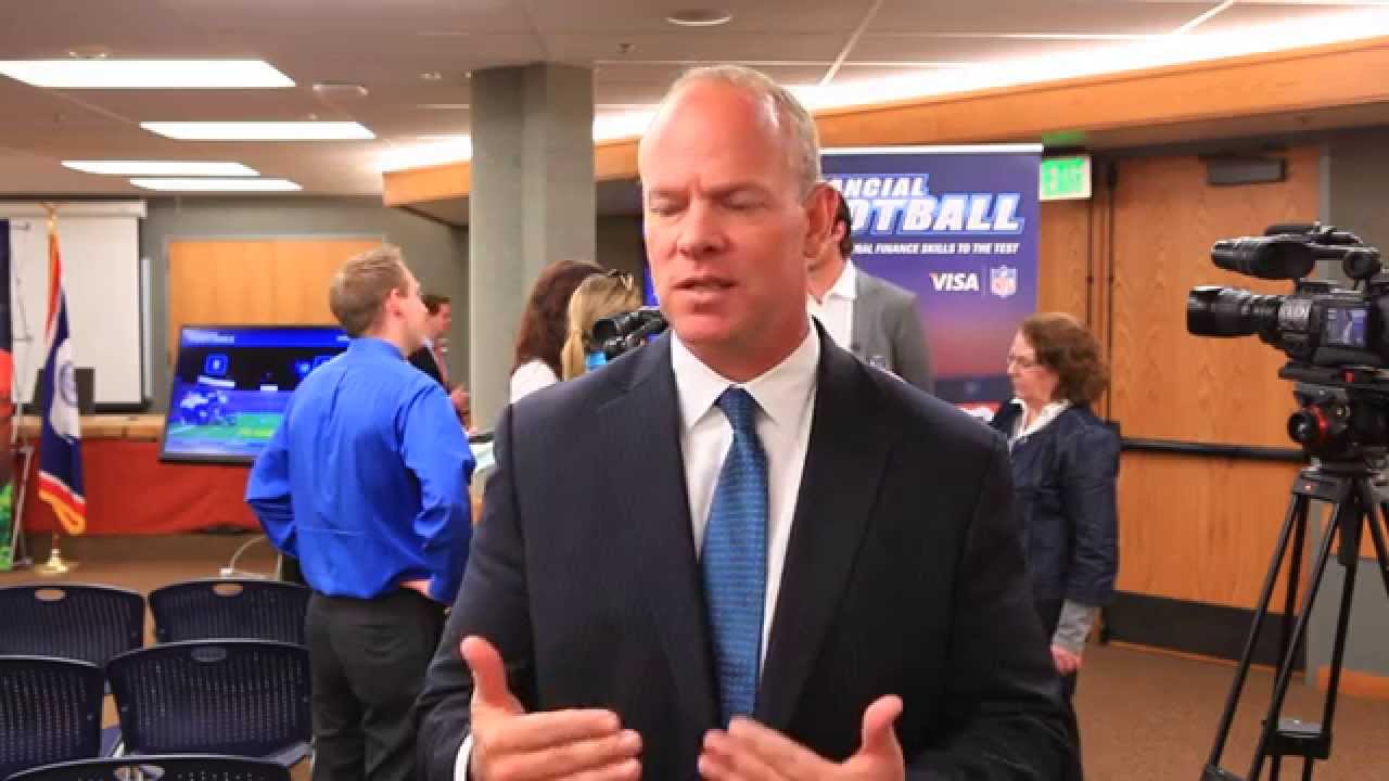 Wyoming Governor Matt Mead Talks About Visa Inc.'s Financial Football ...