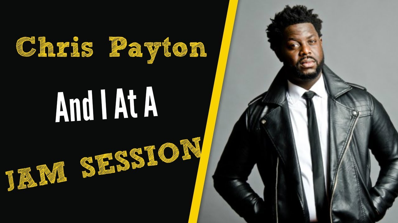 Chris Payton and I at a jam session (sorry for the camera angle.... I ...