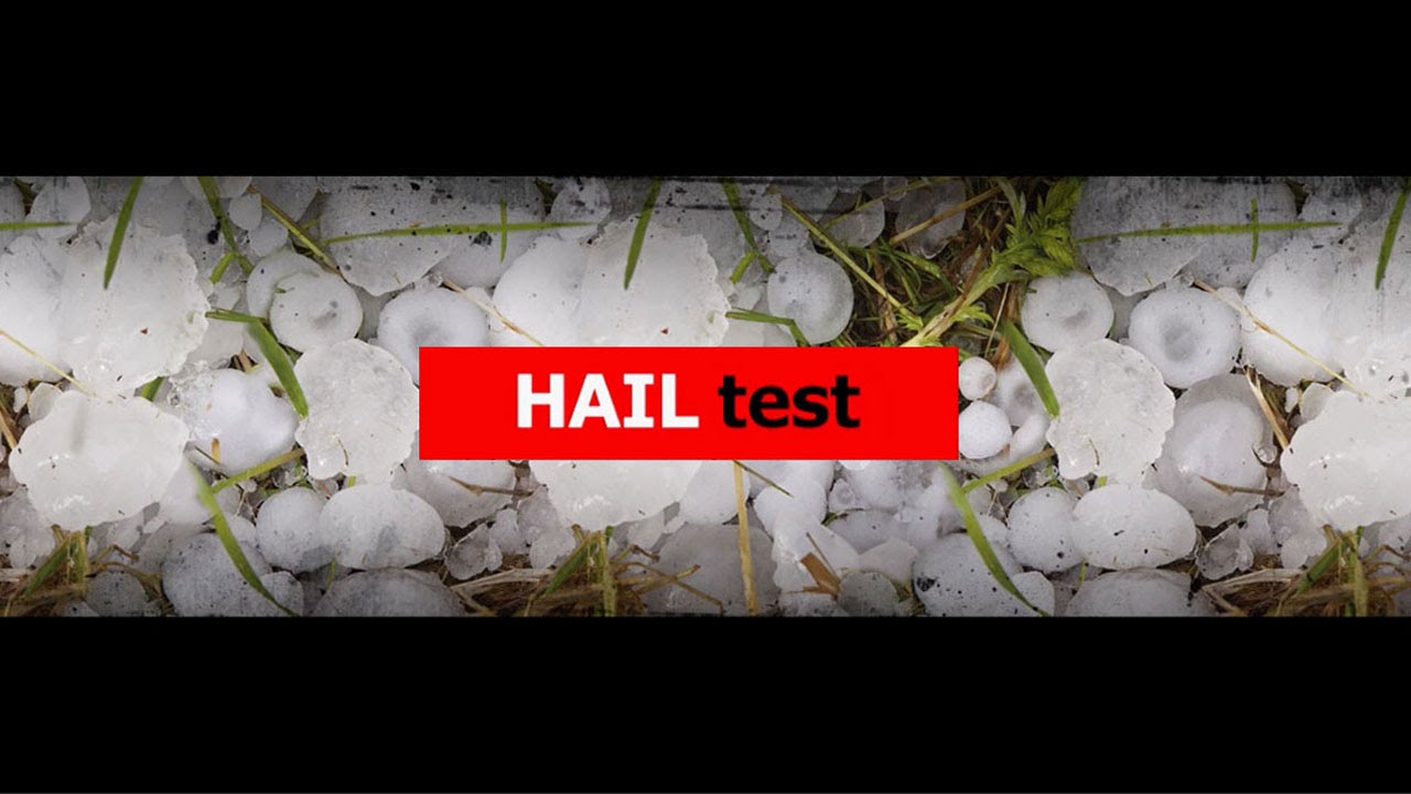 VELUX Skylights - Hail test - YouTube