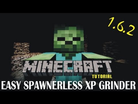 Minecraft Tutorial: Spawnerless Zombie Xp Grinder [ 1.6.2 ] - YouTube