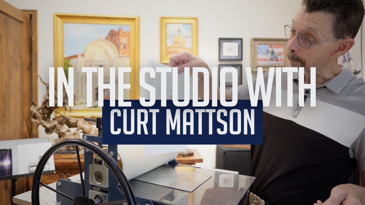 In the Studio With Artist Curt Mattson - YouTube