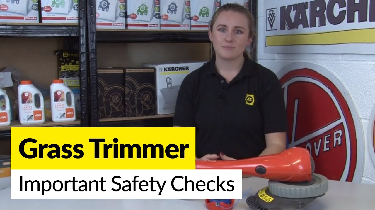 Important Safety Checks For Your Grass Trimmer - YouTube