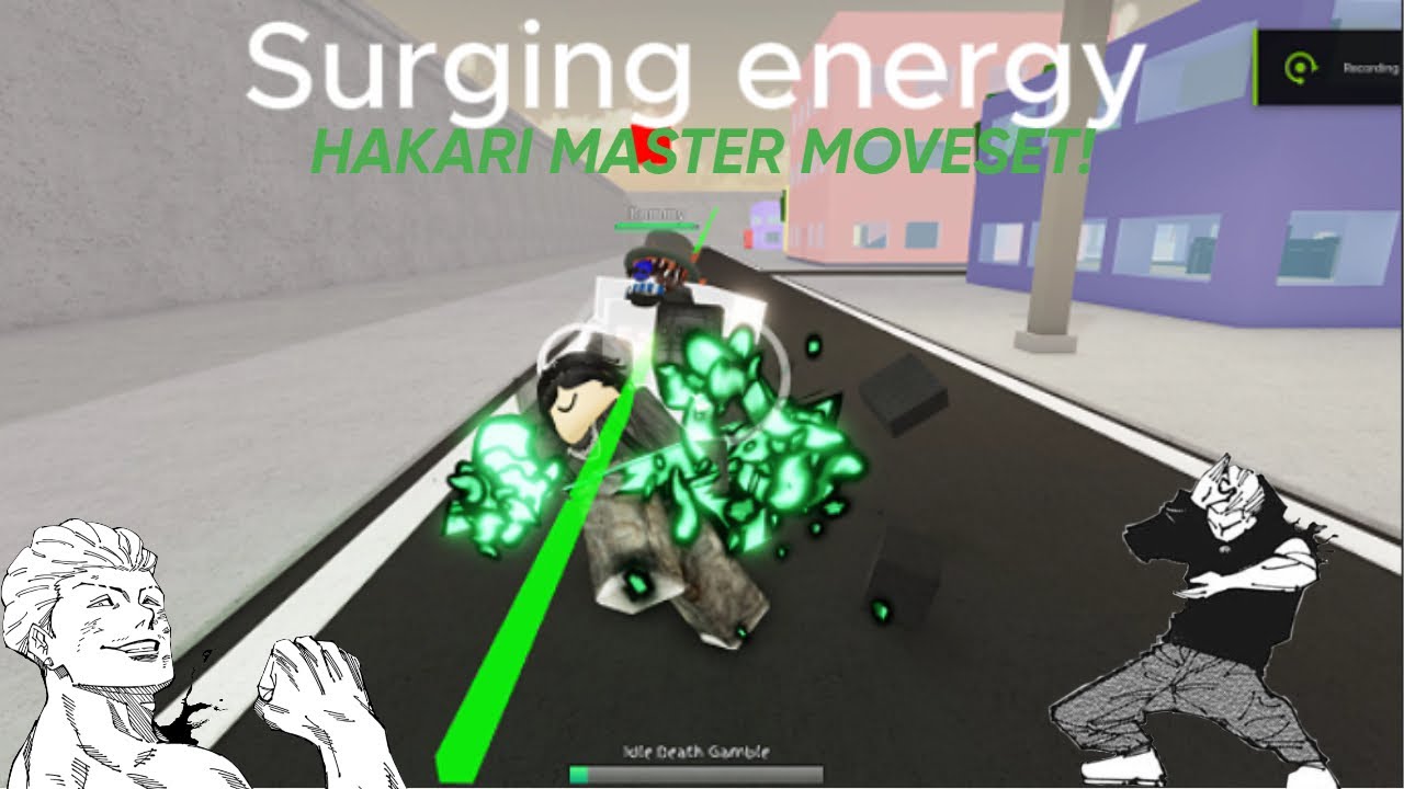 Kinji Hakari RESTLESS GAMBLER MASTERY CUSTOM MOVESET SHOWCASE! Jujutsu Shenanigans - YouTube